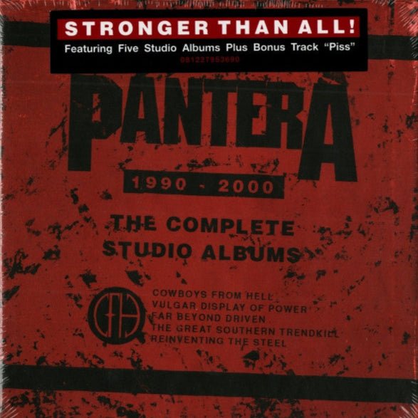 Pantera - The Complete Studio Albums 1990-2000 CD Box Set Vinyl – Saint ...