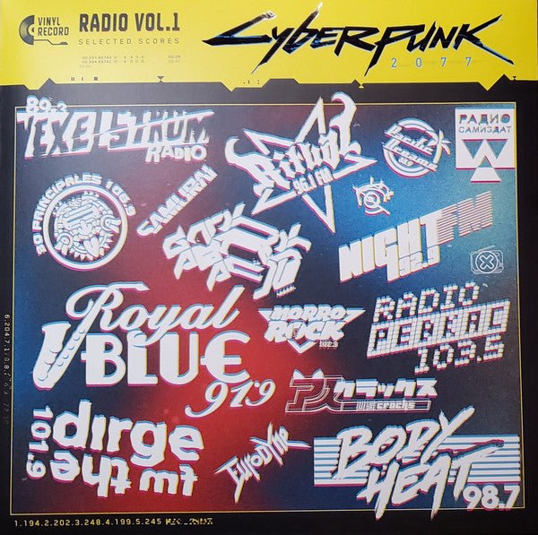 Various - Cyberpunk 2077 Radio OST Vol. 1 Vinyl Vinyl – Saint Marie Records