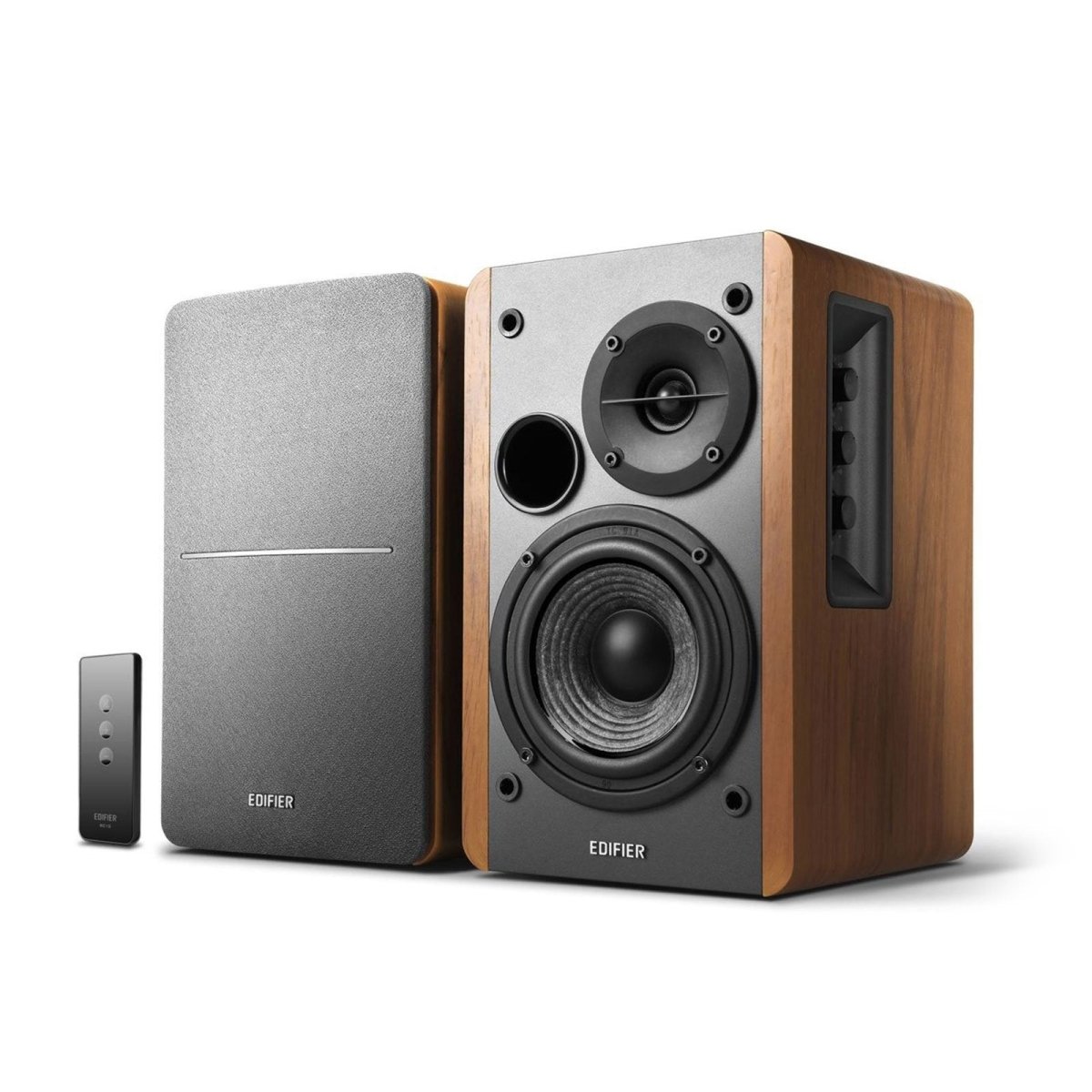 Edifier R1280T Powered Bookshelf Speakers - 42 Watts (Wood Finish ...